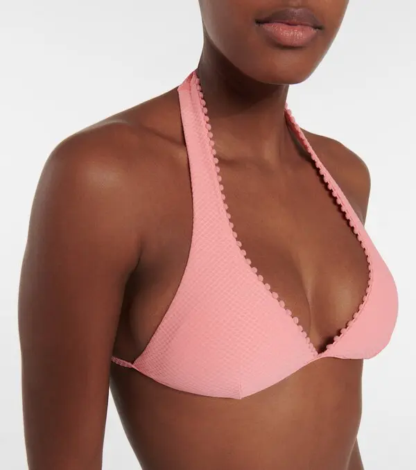 Heidi Klein Rosa Polyantha Halterneck Bikini Top