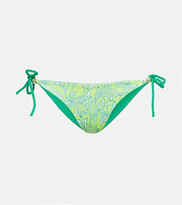 Heidi Klein Ithaafushi Gardens Bikini Bottom - Green