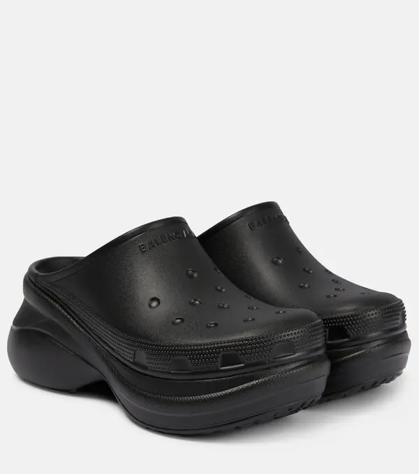 Balenciaga X Crocs Platform Slides