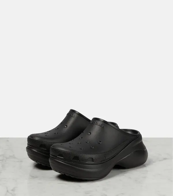 Balenciaga X Crocs Platform Slides