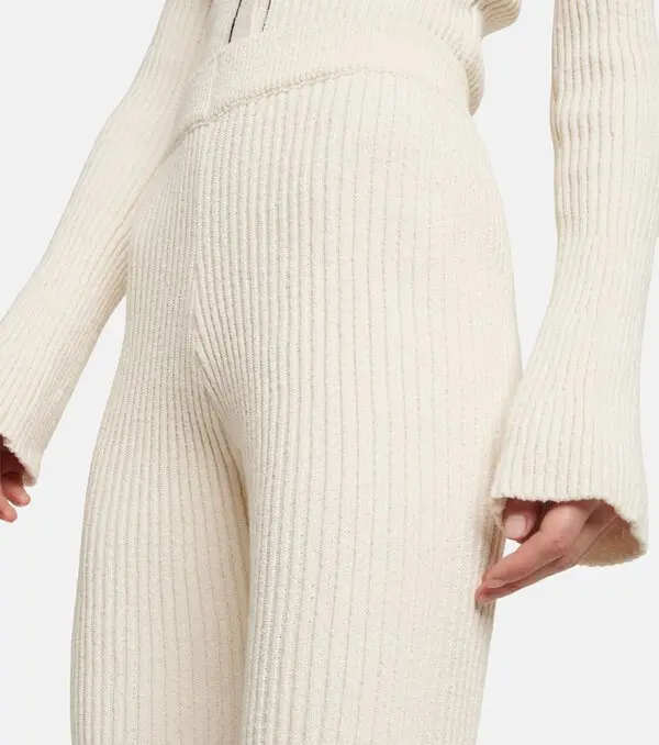Ami Ribbed-knit Pants