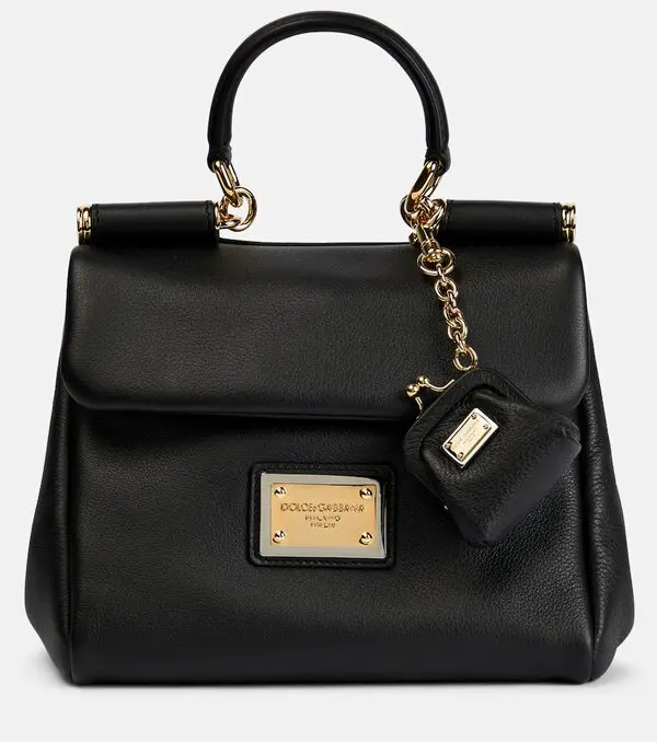 Dolce & Gabbana Sicily Soft Small Leather Tote Bag