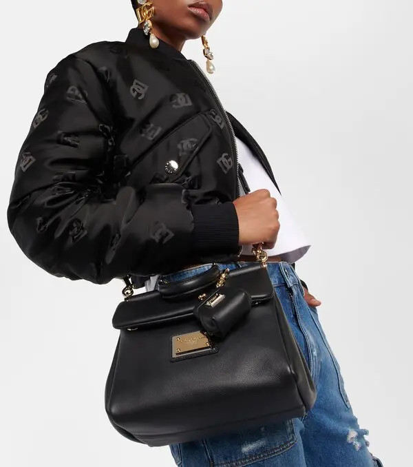 Dolce & Gabbana Sicily Soft Small Leather Tote Bag