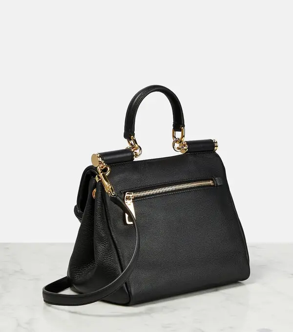 Dolce & Gabbana Sicily Soft Small Leather Tote Bag