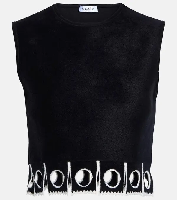 Alaïa Sleeveless Cropped Top
