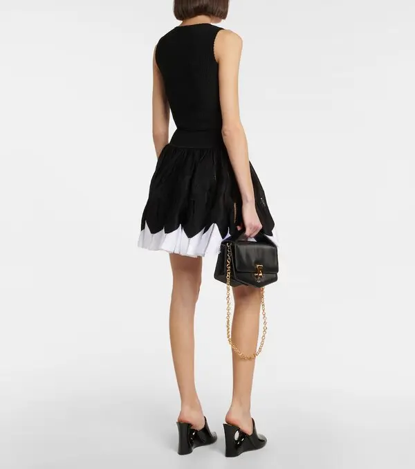 Alaïa V-neck Minidress