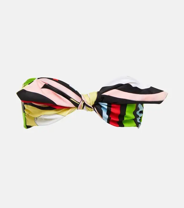 Emilio Pucci Marmo Bikini Top - Multicoloured