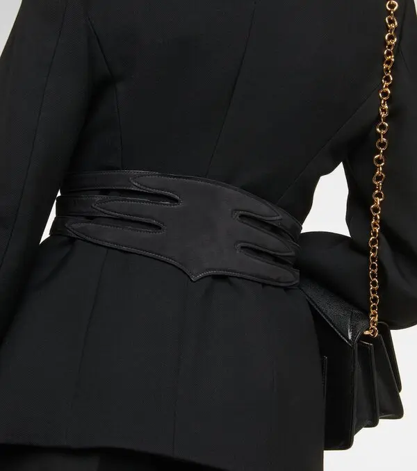 Alaïa Multi Slim Leather Belt