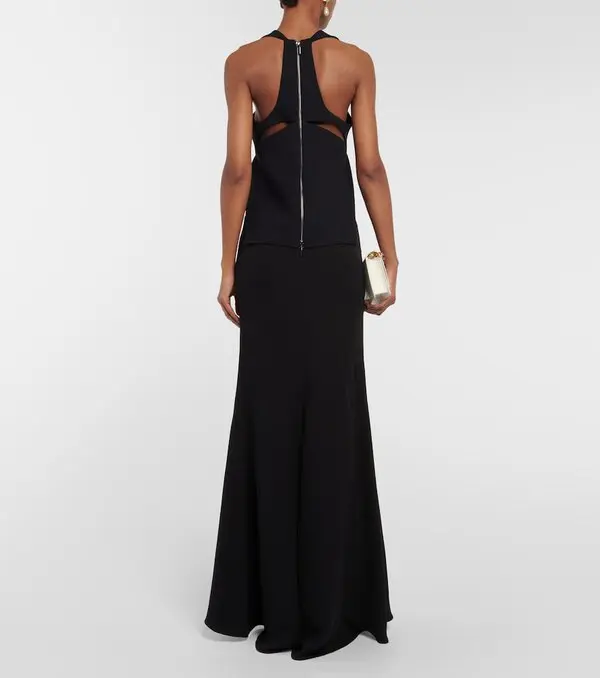 Maticevski Cross Leaf Halterneck Top