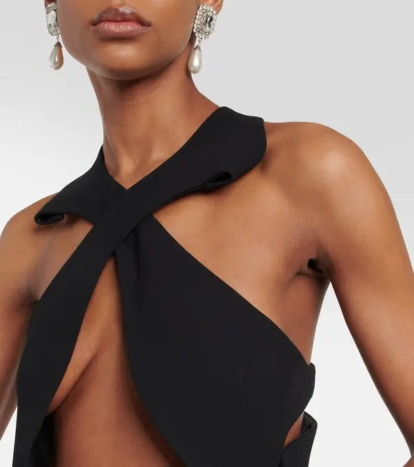 Maticevski Cross Leaf Halterneck Top
