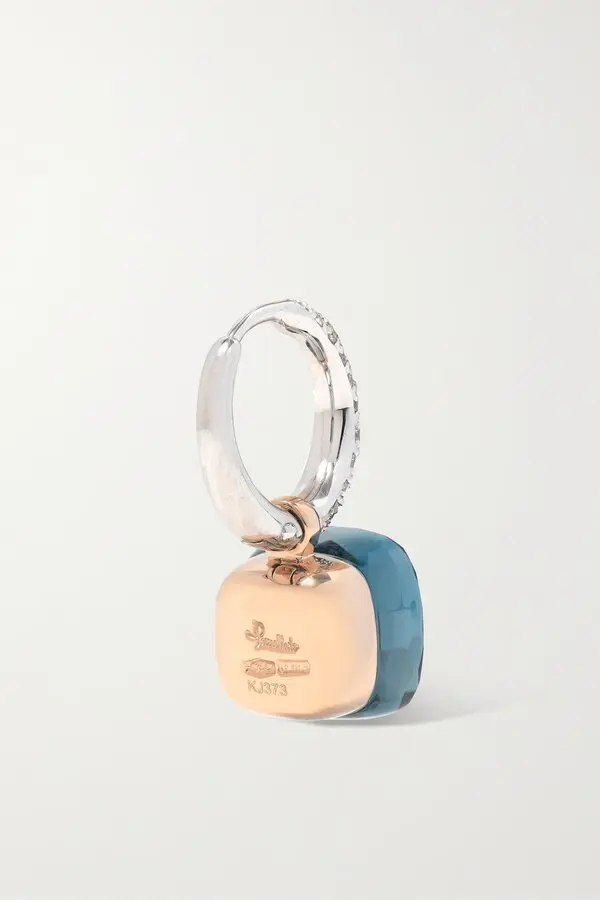 Pomellato Nudo 18-karat Multi-stone And Diamond Earrings