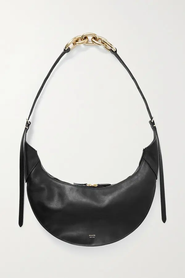 Khaite Alessia Medium Leather Shoulder Bag