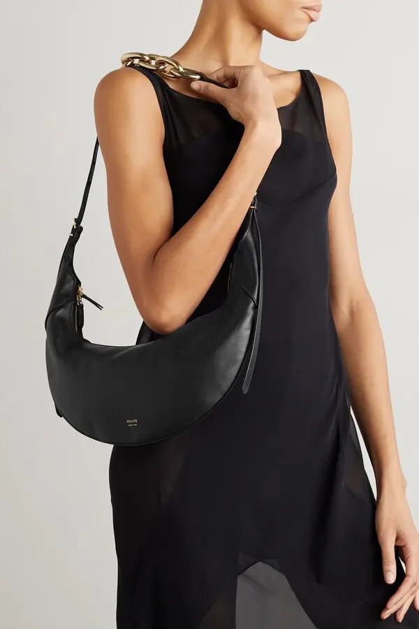 Khaite Alessia Medium Leather Shoulder Bag