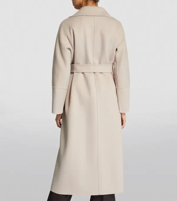Max Mara Virgin Wool Wrap Coat