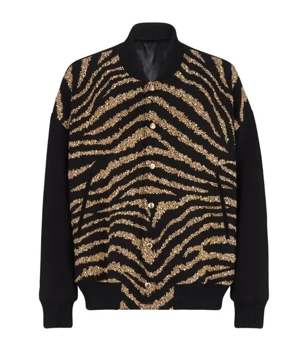 Balmain Embroidered Bomber Jacket
