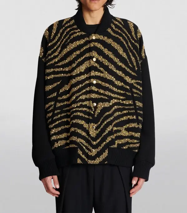 Balmain Embroidered Bomber Jacket
