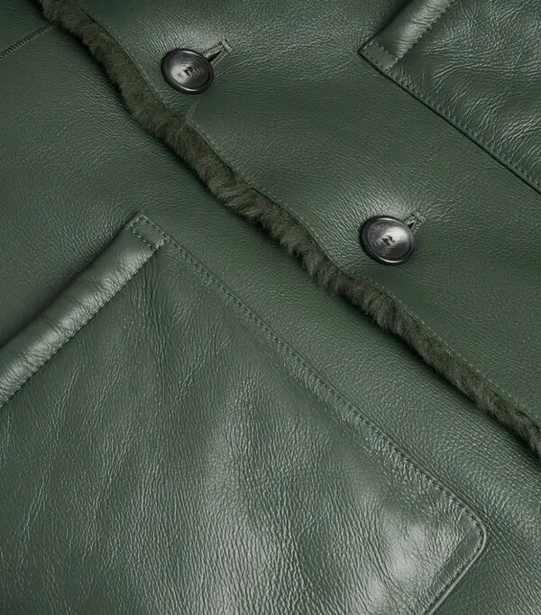 JOSEPH Shearling Brittany Reversible Coat