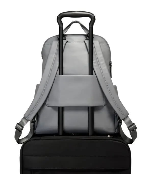 Tumi Leather Voyageur Ruby Backpack