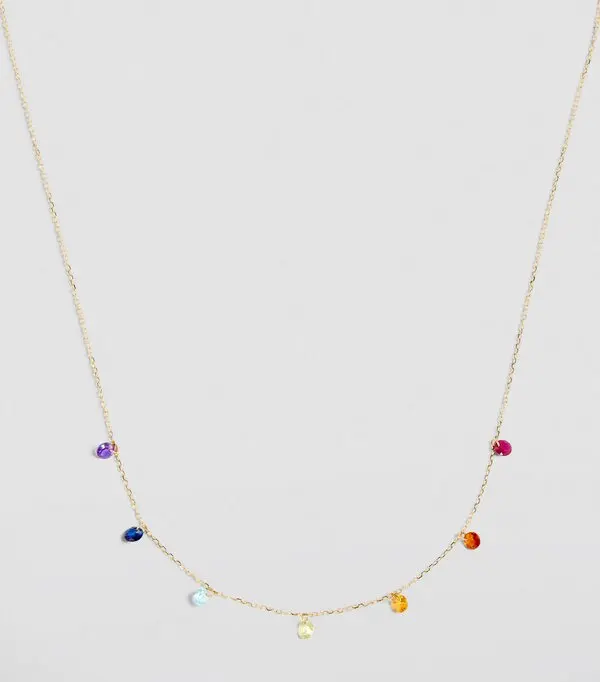 PERSEE Seven Chakra Gemstone Necklace