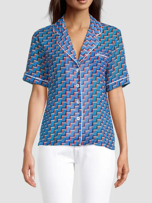 Stella Jean Printed Short-sleeve Shirt