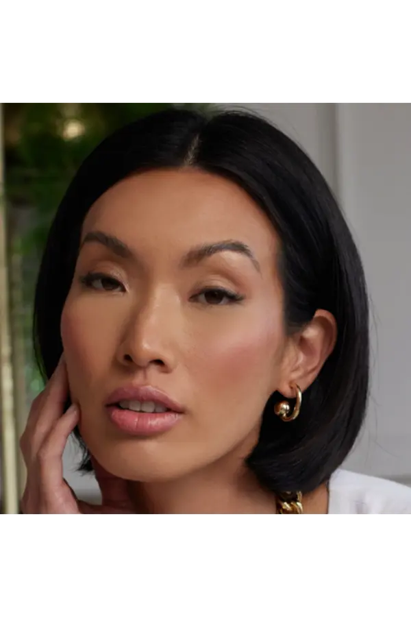 KENNETH JAY LANE Tone Hoop Earrings