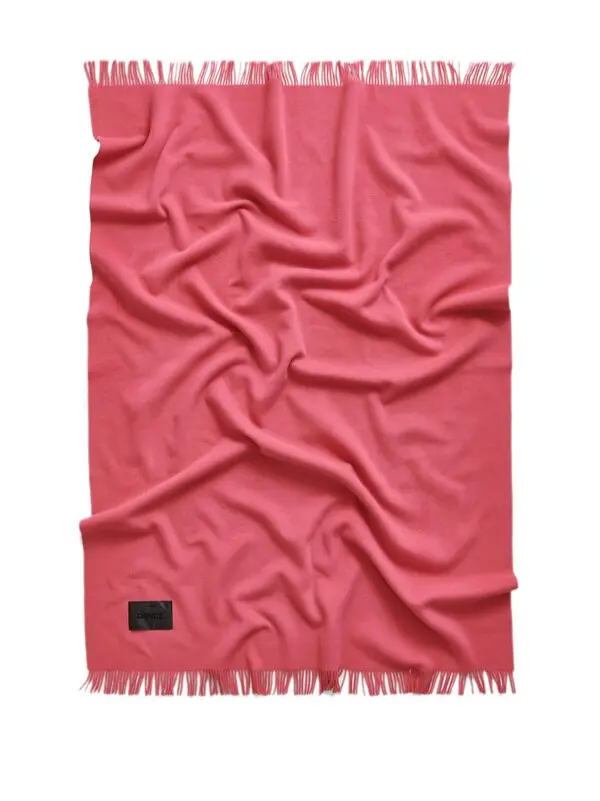 MAGNIBERG Logo-patch Virgin Wool Blanket