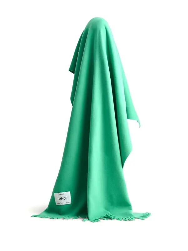 MAGNIBERG Logo-patch Virgin Wool Blanket