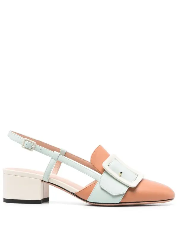 Bally Slingback Leather Pumps