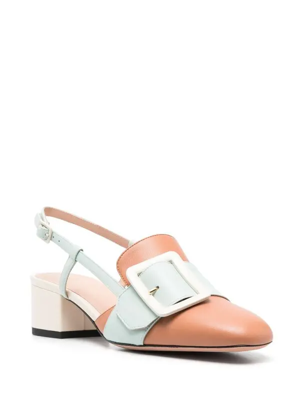 Bally Slingback Leather Pumps