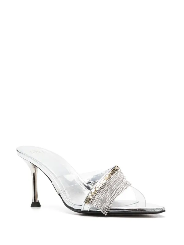 ALEVI MILANO 85mm Metallic Leather Sandals