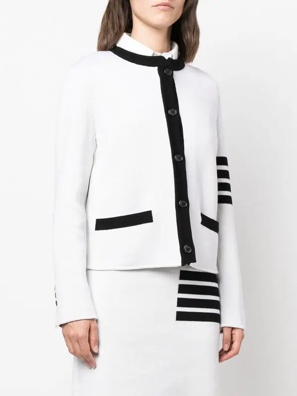 Thom Browne 4-bar Stripe Cardigan