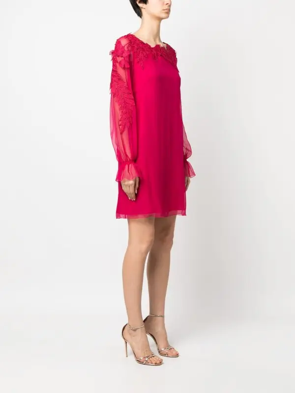 Alberta Ferretti Long-sleeve Mini Dress