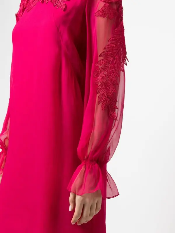 Alberta Ferretti Long-sleeve Mini Dress