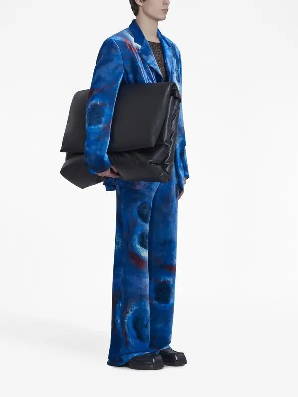 Marni Painterly-print Straight-leg Trousers