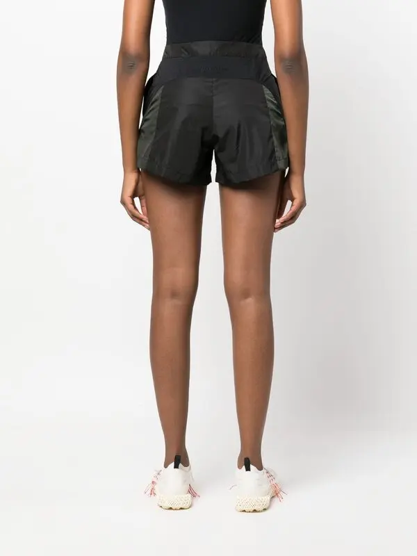 Moncler Logo-embossed Two-tone Shorts