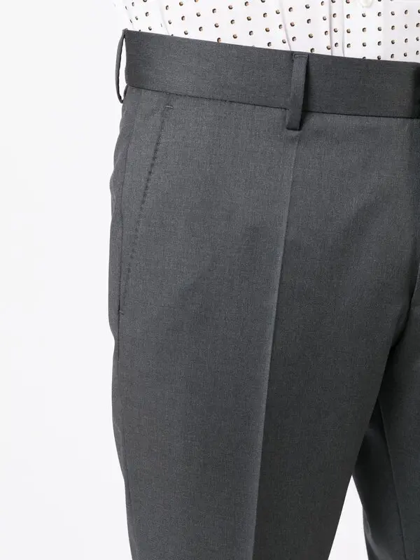 BOSS Straight-leg Tailored Trousers - Grey