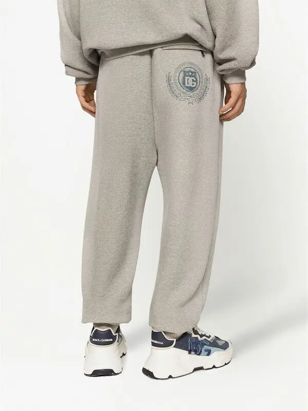 Dolce & Gabbana Crest-print Track Pants