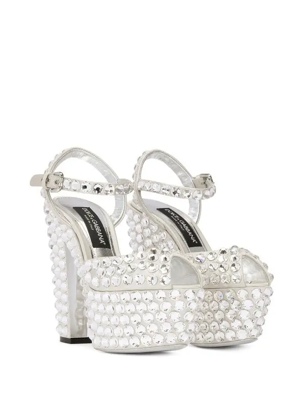 Dolce & Gabbana Rhinestone-embellished Platform Pumps