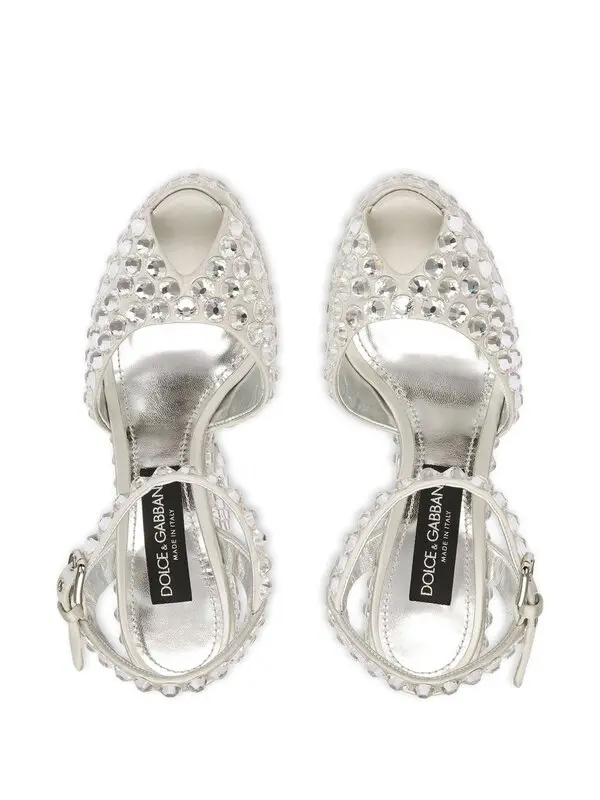 Dolce & Gabbana Rhinestone-embellished Platform Pumps