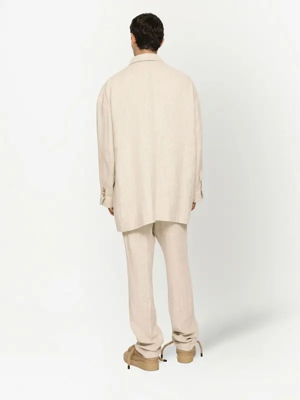 Dolce & Gabbana Logo-patch Single-breasted Blazer