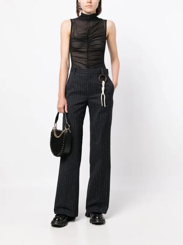 CHARLES JEFFREY Pinstripe Straight-leg Trousers