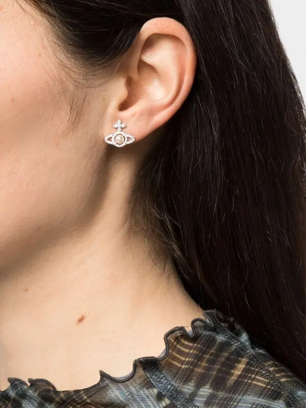 VIVIENNE WESTWOOD Orb Crystal-embellished Earrings