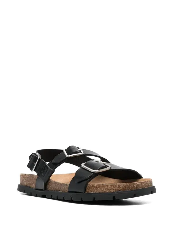A.p.c. Aly Buckle-strap Leather Sandals