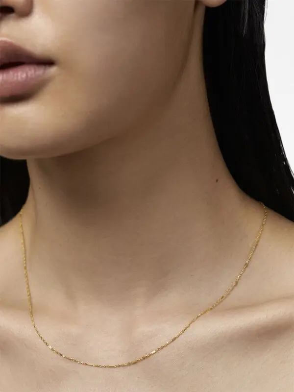 Monica Vinader 14kt Yellow Shimmer Chain Necklace
