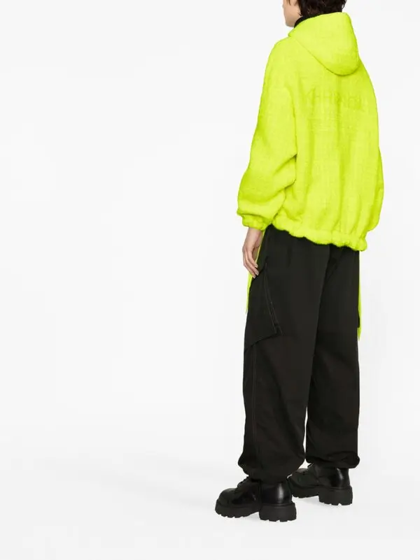 Khrisjoy Tweed Hooded Jacket - Yellow