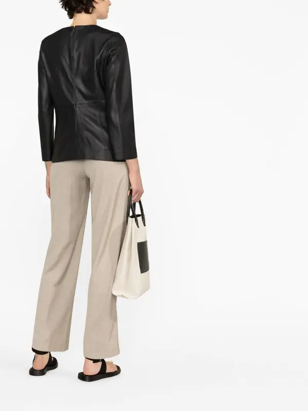 TOTEME Panelled Lambskin Top