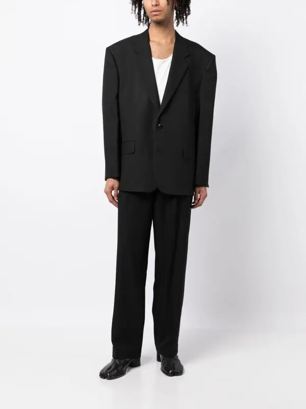 Random Identities Long-sleeved Oversized Blazer