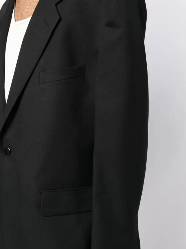 Random Identities Long-sleeved Oversized Blazer