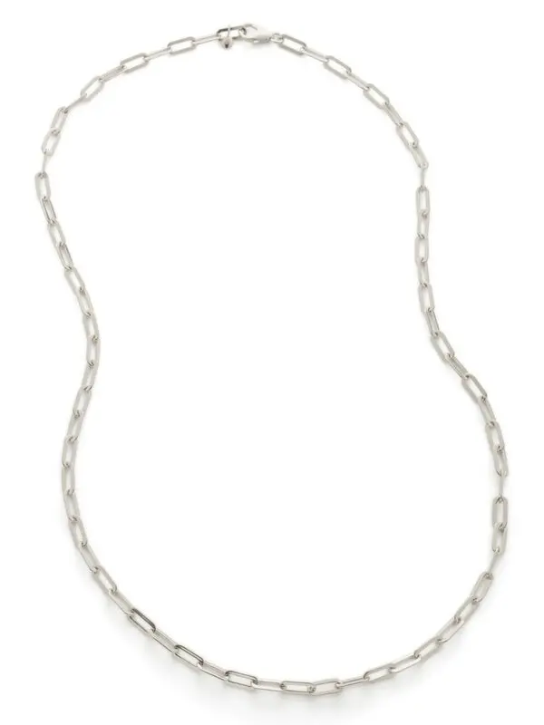 Monica Vinader Recycled Sterling Paperclip Chain Necklace - Silver
