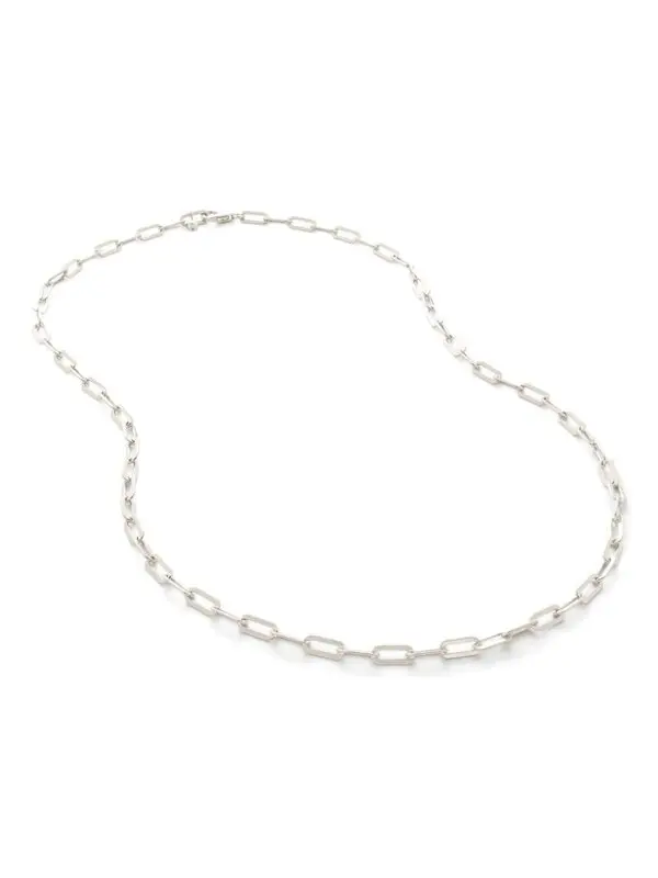 Monica Vinader Recycled Sterling Paperclip Chain Necklace - Silver